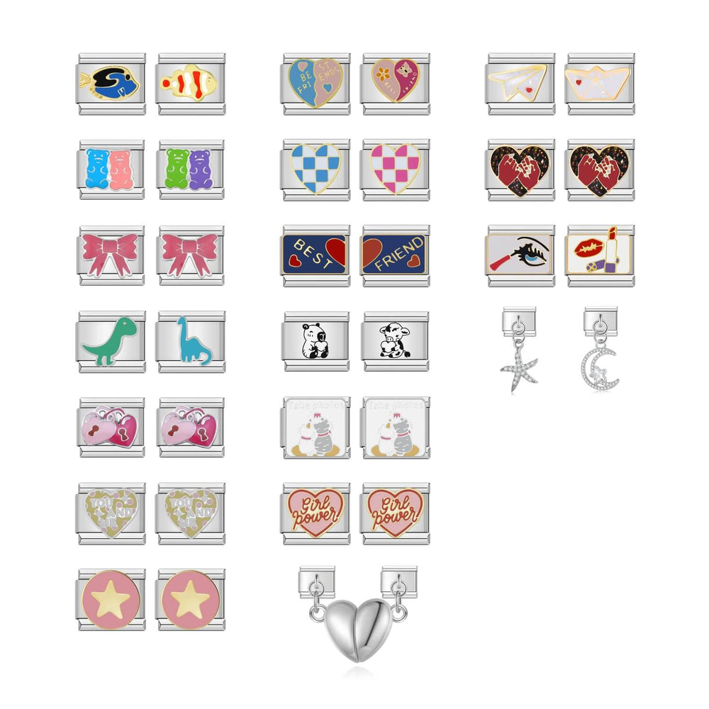 BFF Match Forever Set - Italian charm bracelet